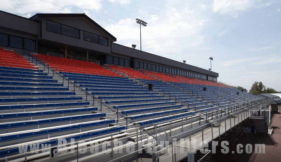How can stadium bleachers be designed to maximize seating capacity ...