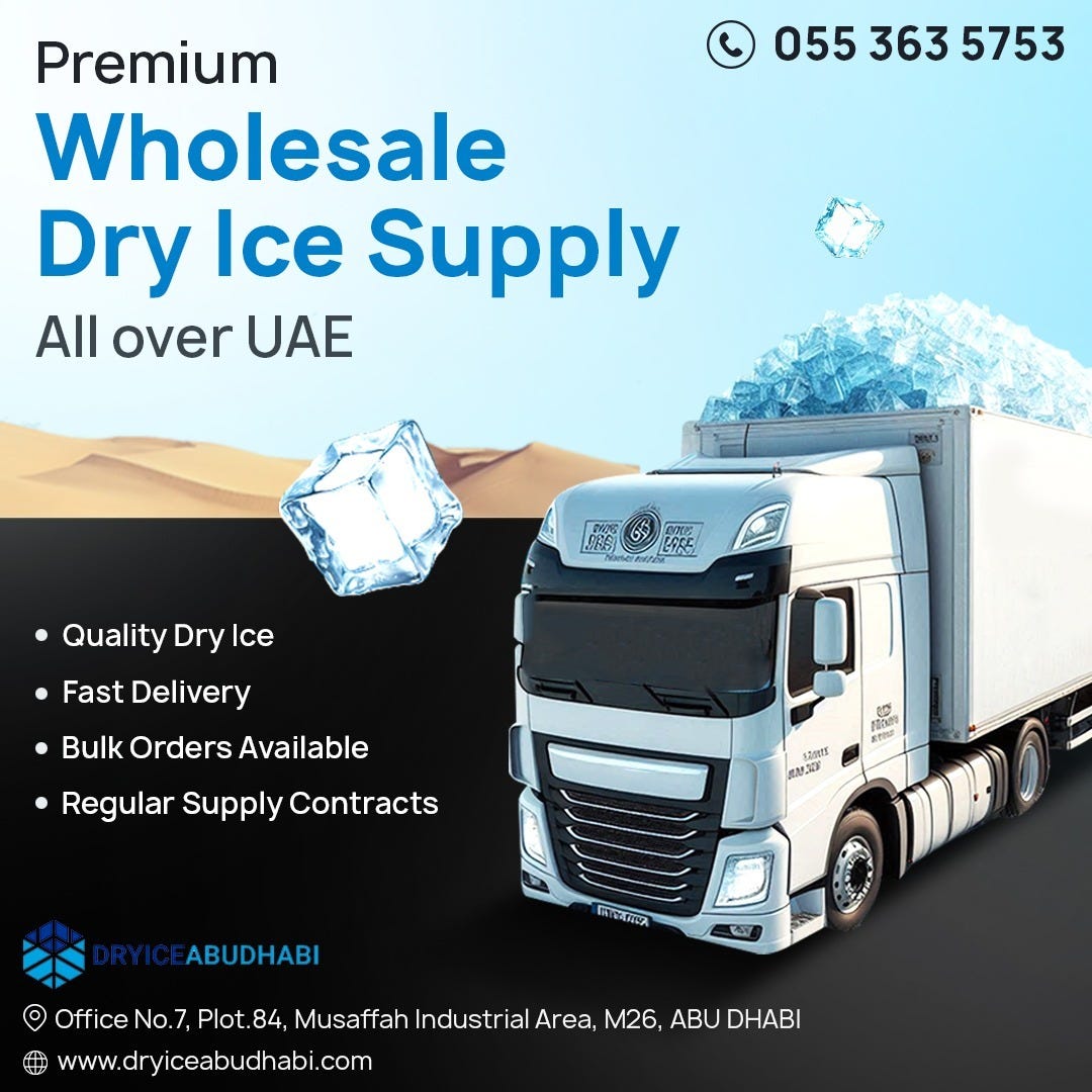 Cool Solutions for a Hot Climate: How DryiceAbudhabi.ae is Keeping Abu Dhabi Fresh - Dry ice Abu ...