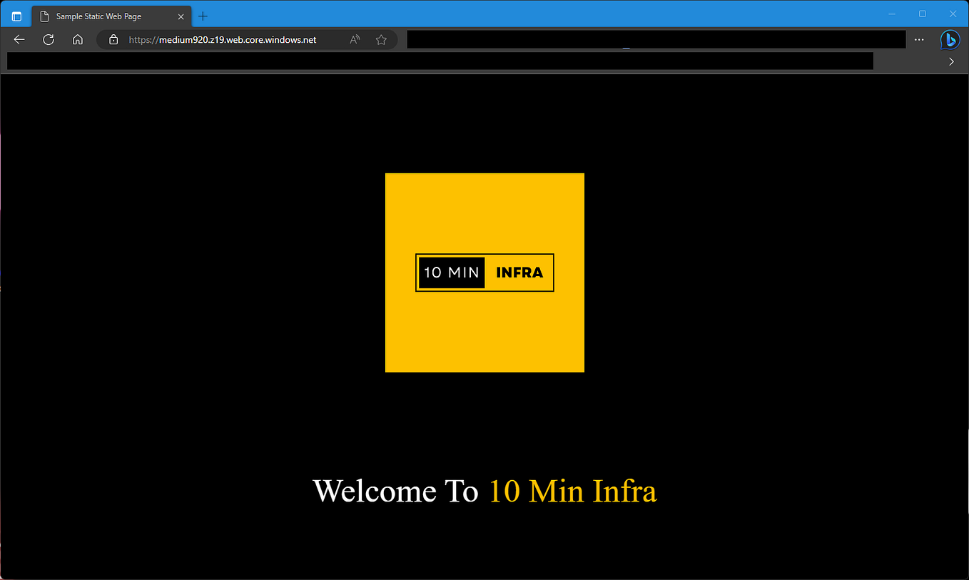 Hosting Static Website using Azure Storage Blob Part 2/2 | by Ye Myint Oo | Medium