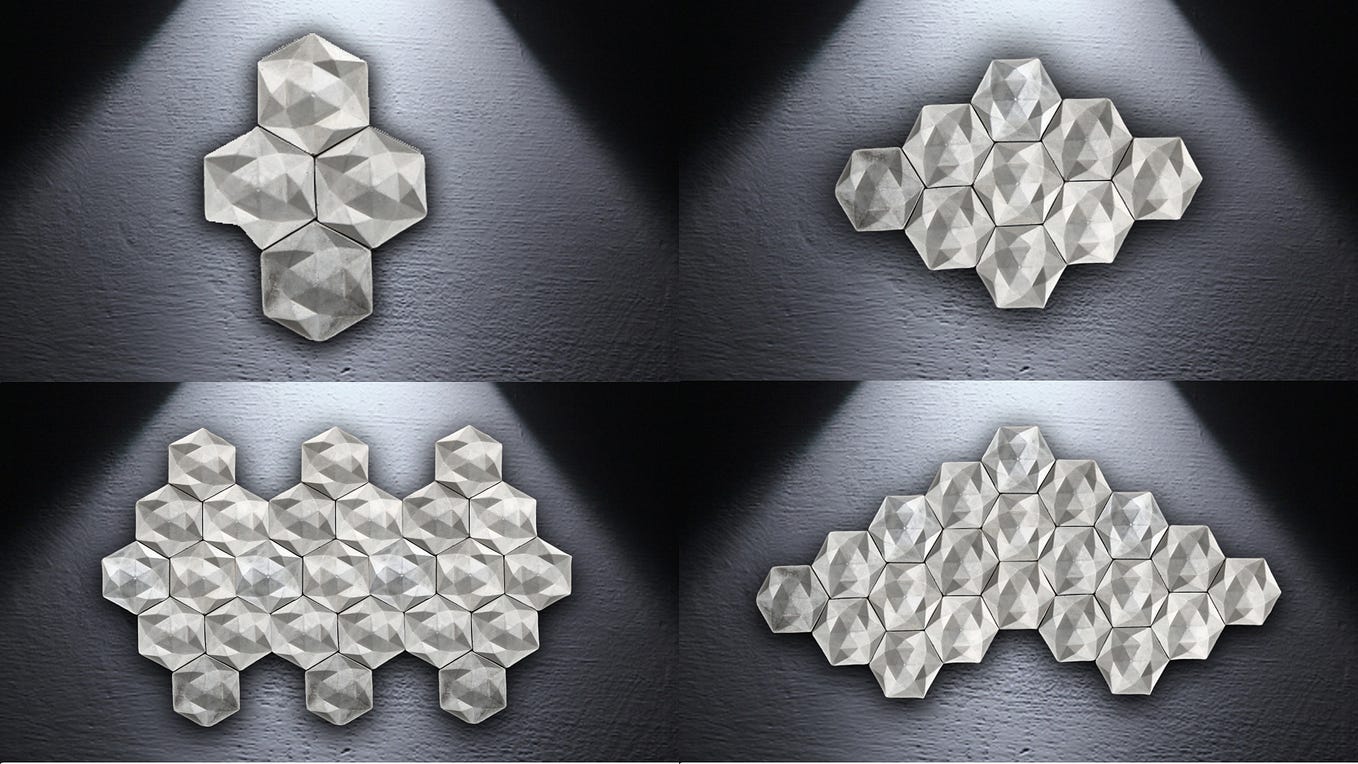 Tile — 3D Concrete Panel. Get ready to complete the cold elegance… | by ...