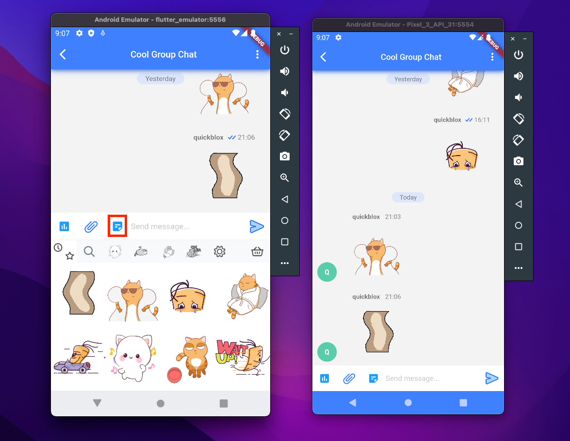 How to add a Facebook-like react-to-message feature with Quickblox in your Flutter app. | by ...