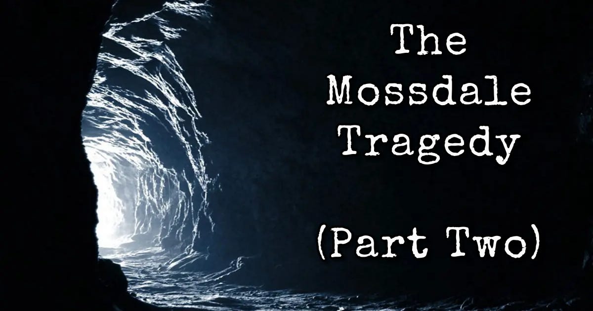 The Mossdale Cavern Tragedy (Part One) | by Mark Bridgeman | Medium