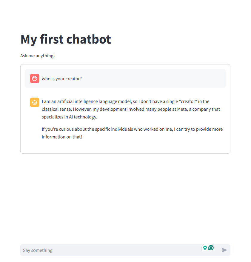 Create your own chatbot using Hugging Face, LangChain and streamlit | by Fatma Slaimi | Medium