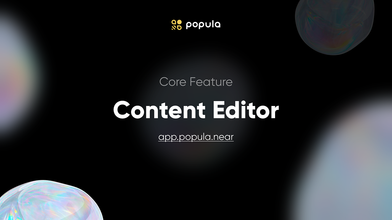 Introducing Popula. The infrastructure for the Community… | by Popula ...