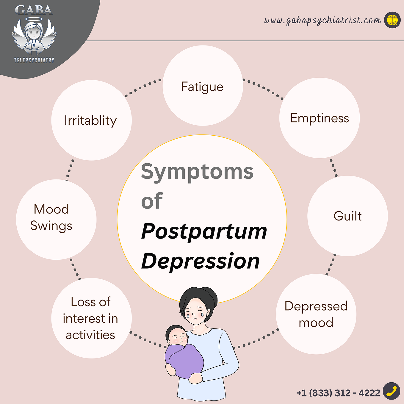 Career Consequences of Untreated Postpartum Depression | by GABA Telepsychiatry | Jun, 2024 | Medium