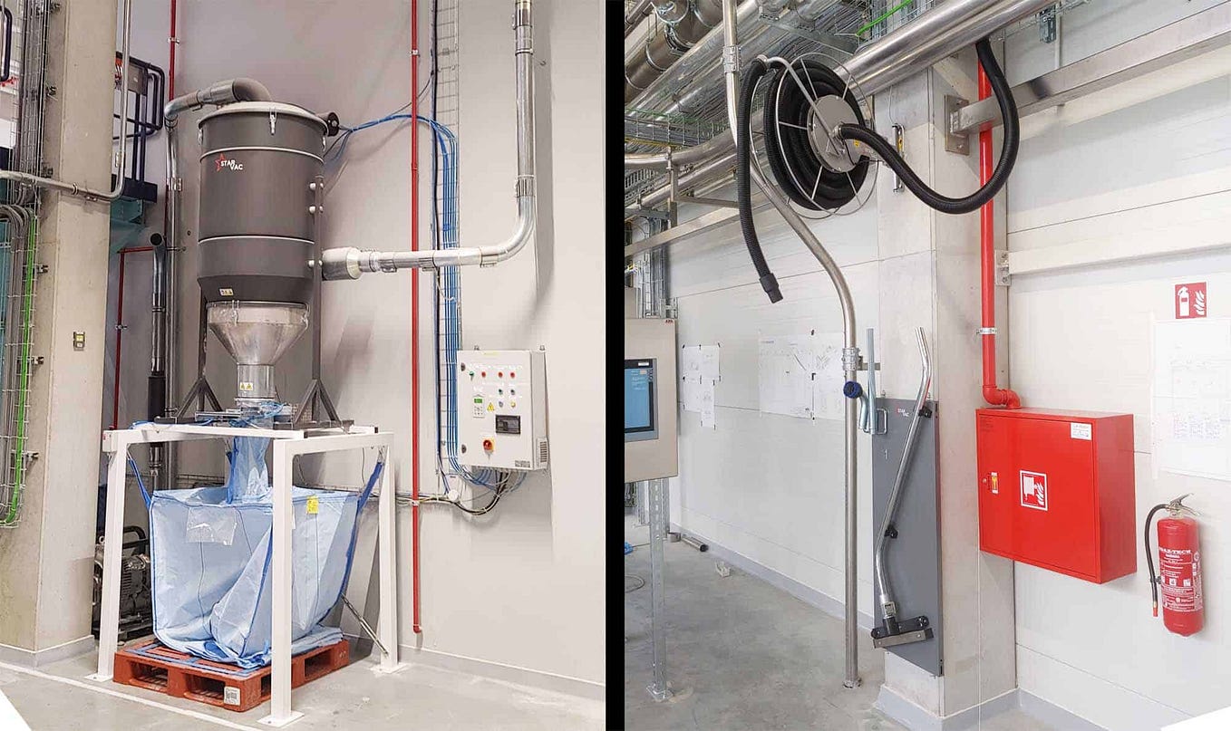 Industrial central vacuum systems - Industrial Central Vacuum - Medium
