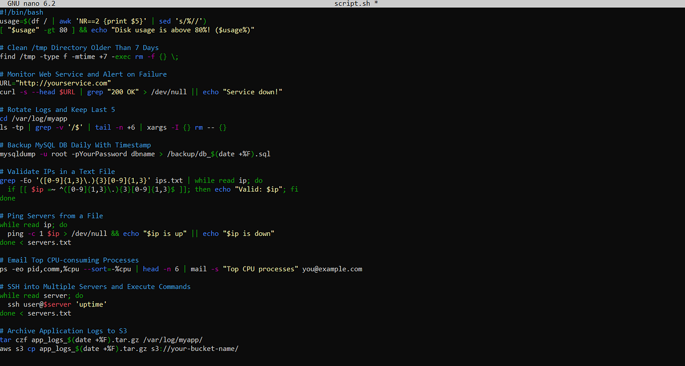 Shell Scripting For Devops With Examples Medium
