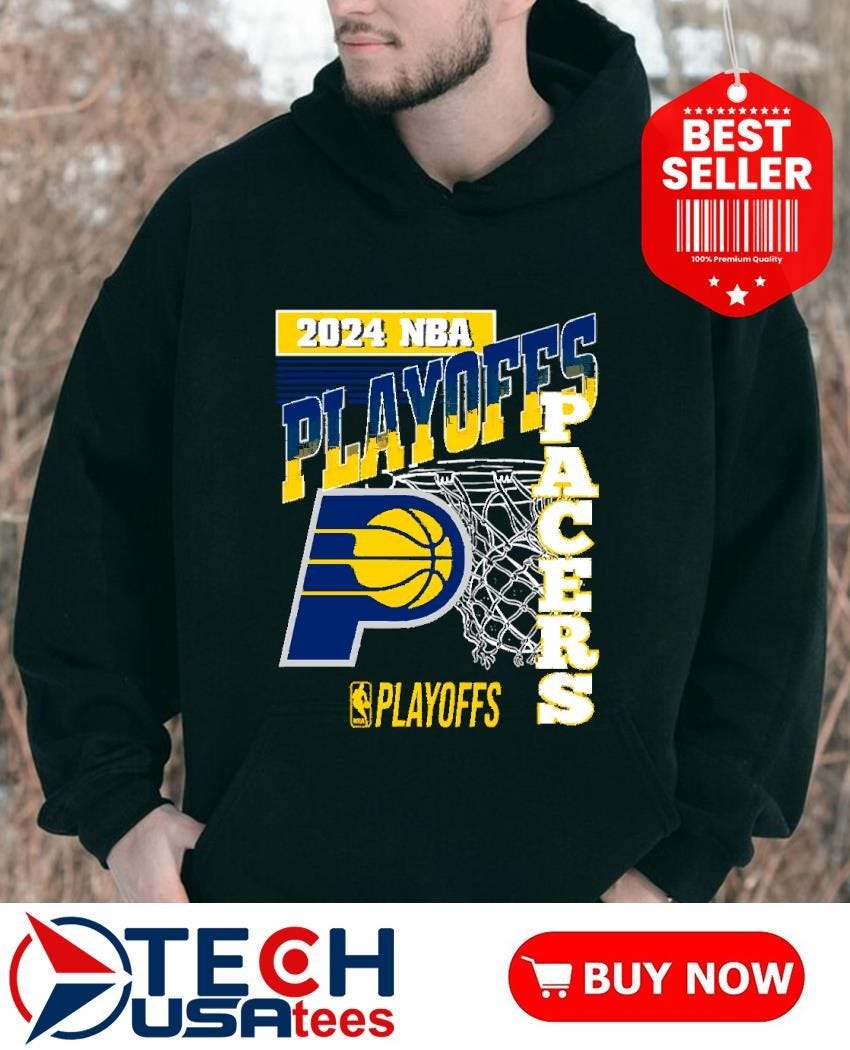 Playoffs Indiana Pacers 2024 logo shirt - TechTeesUSA - Medium