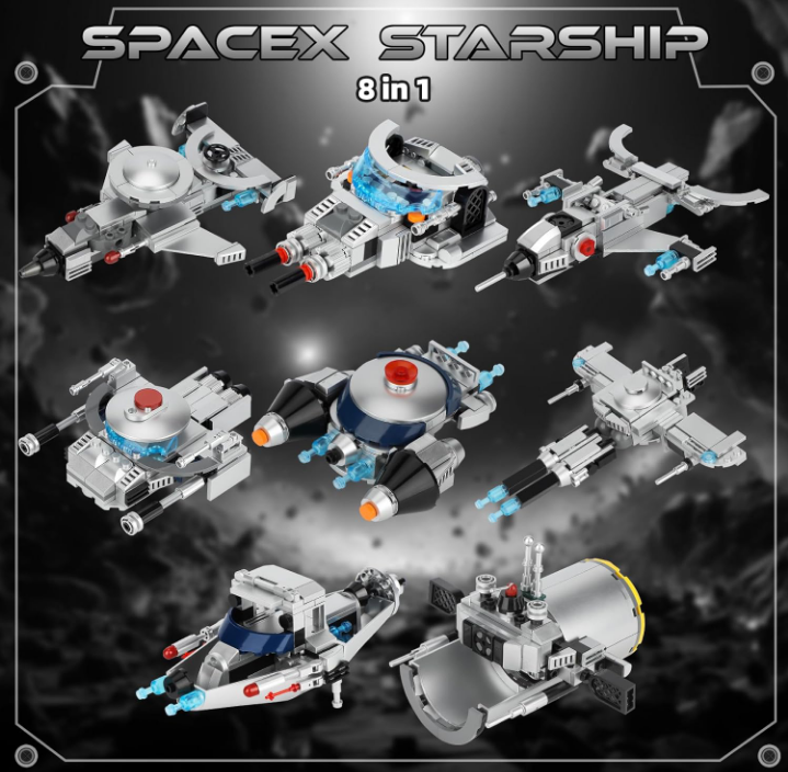 SpaceX Starship Rocket Model Set: The Ultimate Gift for Space ...