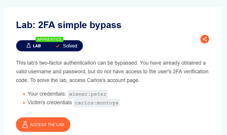 Portswigger Authentication Lab 04 | by MD Hasan | Medium