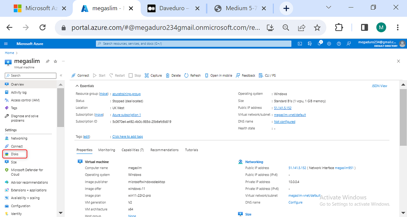 HOW TO CAPTURE A VIRTUAL MACHINE IMAGE AND STORE IN AZURE COMPUTE GALLERY | by Daveduro | Medium
