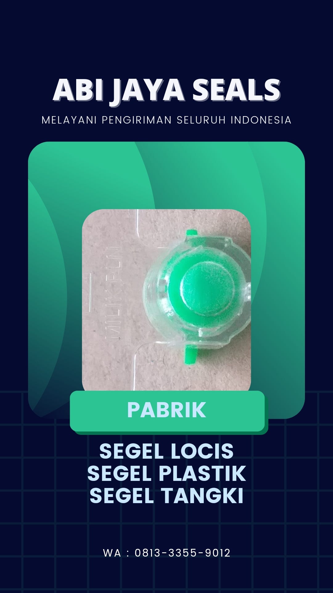 WA : 0813–3355–9012 Pabrik Jual Toko Segel Plastik Locis Tangki Pangkal ...
