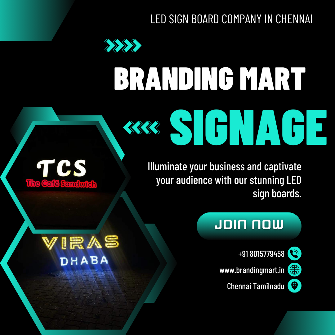 Illuminate Your Message with Outdoor LED Sign Boards & 3D Letters ...