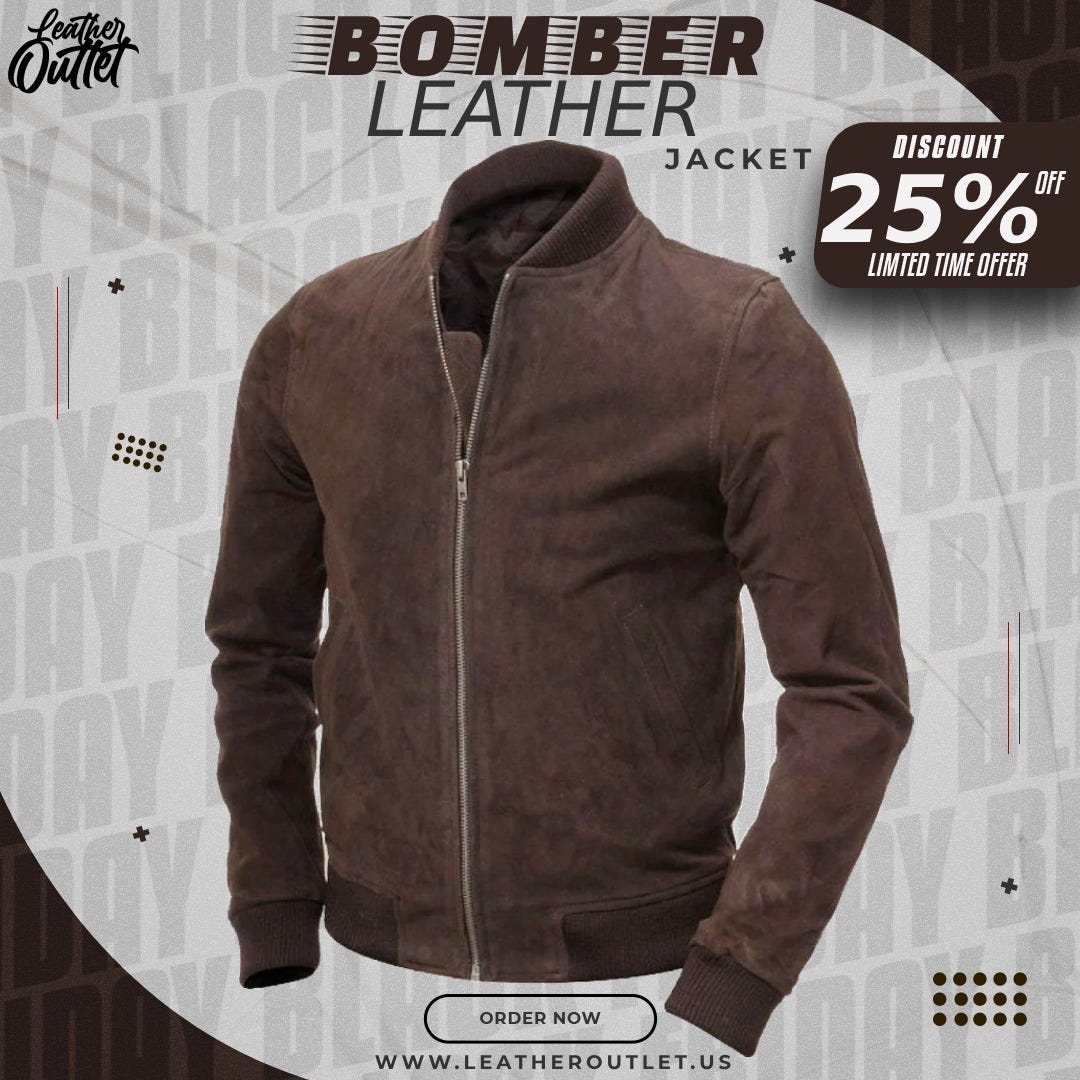 Mens Bomber Jackets - Leatheroutlet - Medium