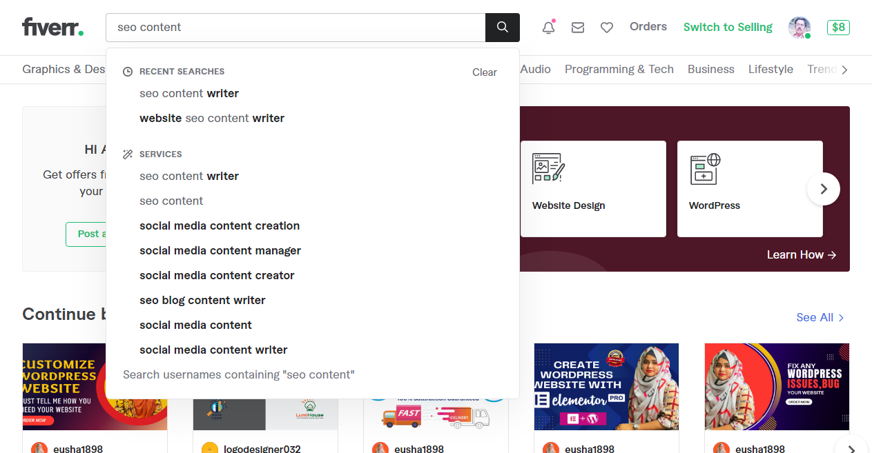 How to boost your Fiverr profile & Rank Fiverr gig as a writer | by ...