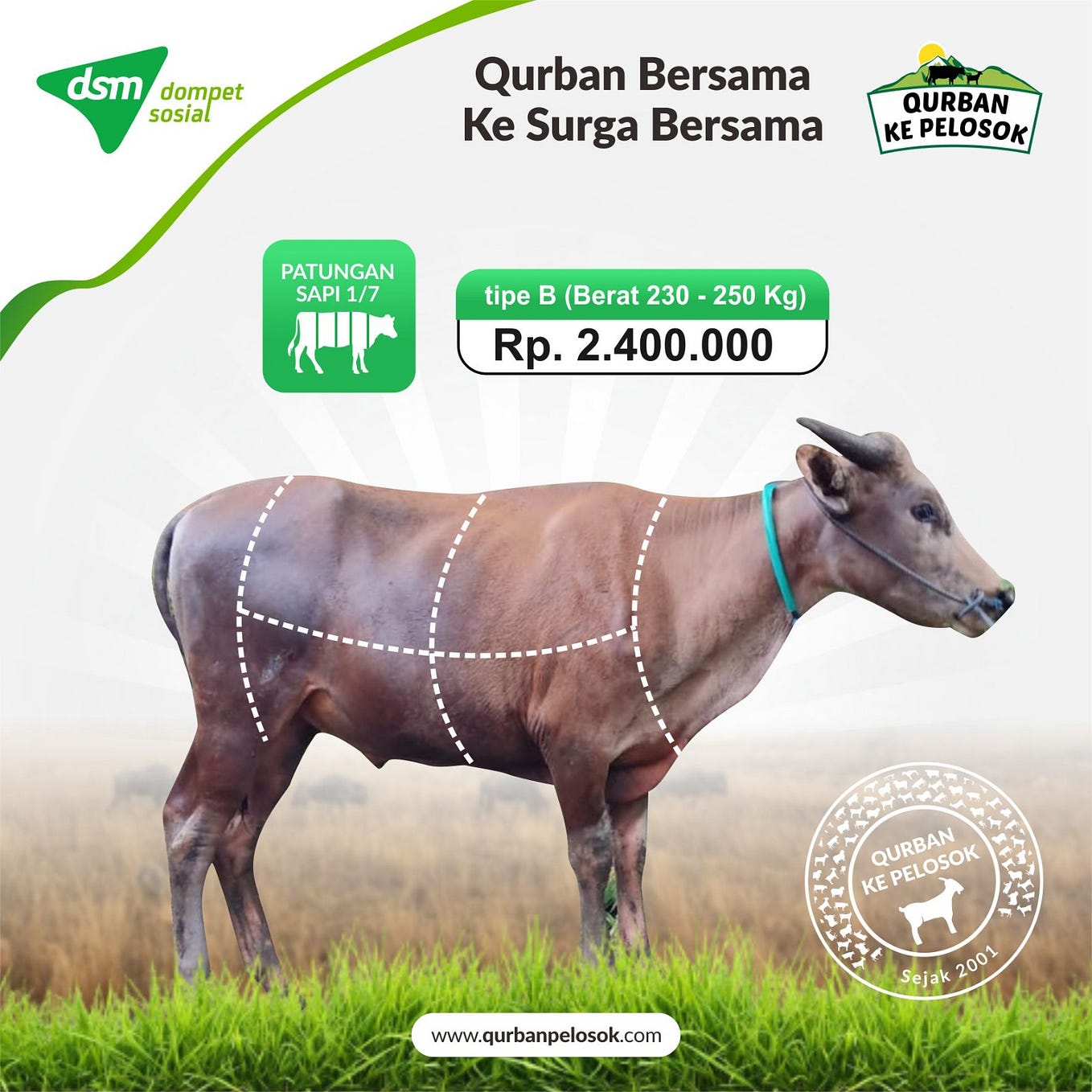 Qurban Kambing Domba Sapi Dompet Sosial - Tempatqurbandsmbali - Medium