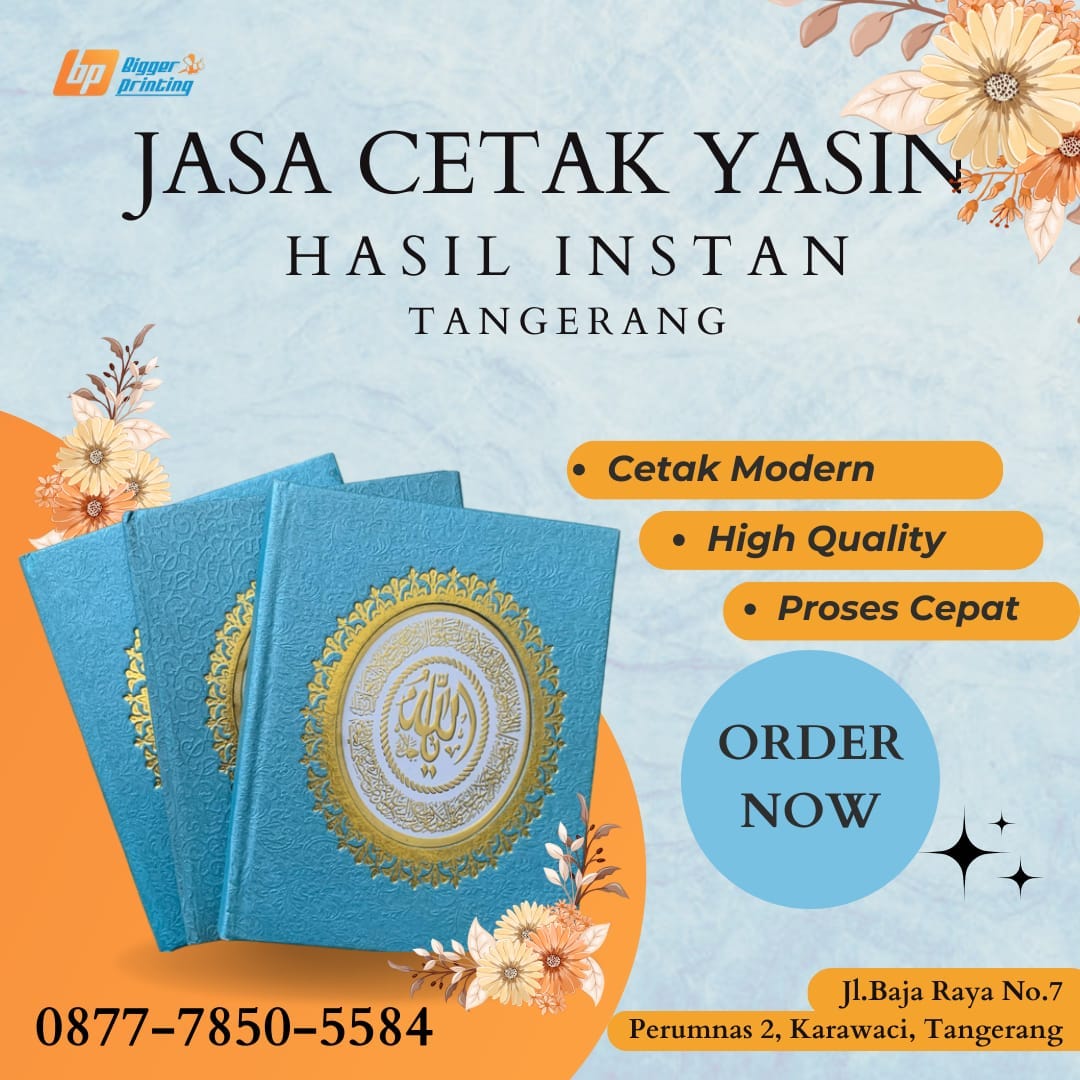 EKSLUSIF Wa./Call 0877–7850–5584, Cetak Yasin di Tigaraksa - Cetak Yasin Tangerang - Medium
