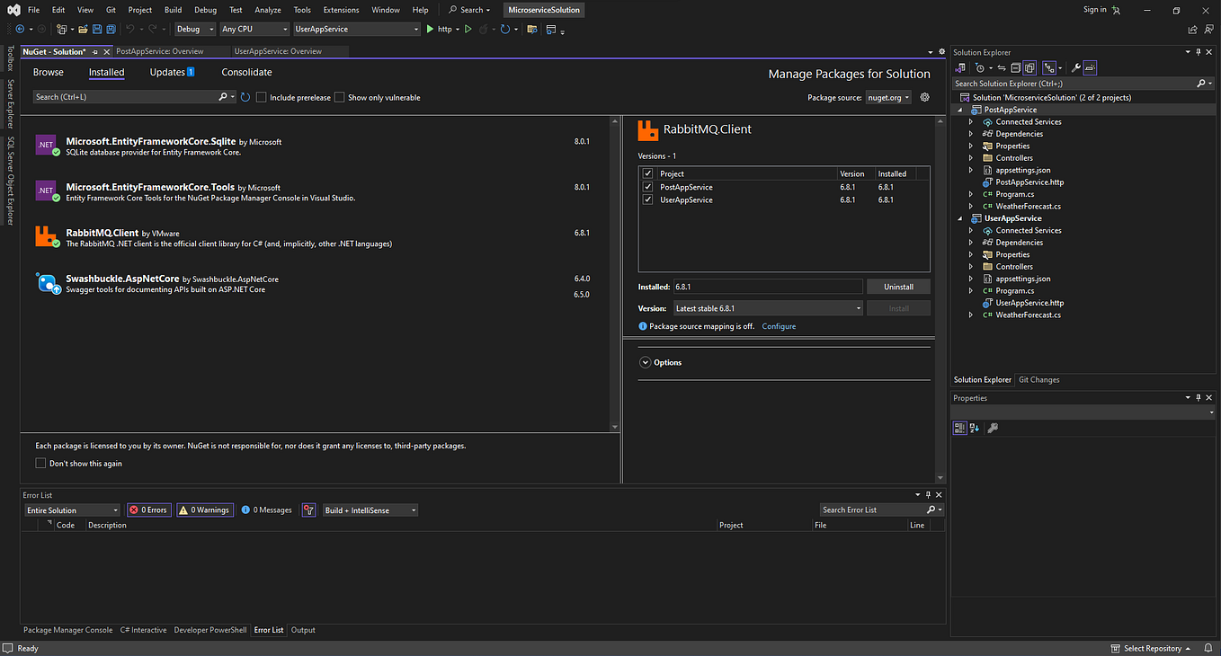 Getting Started: Implementasi Penggunaan ASP.NET Core, React, dan Typescript menggunakan Visual ...