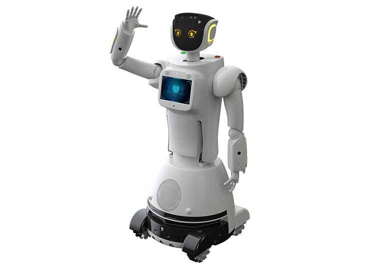 Sanbot service robot broadcasted at the Arab Health TV | by Sanbot ...