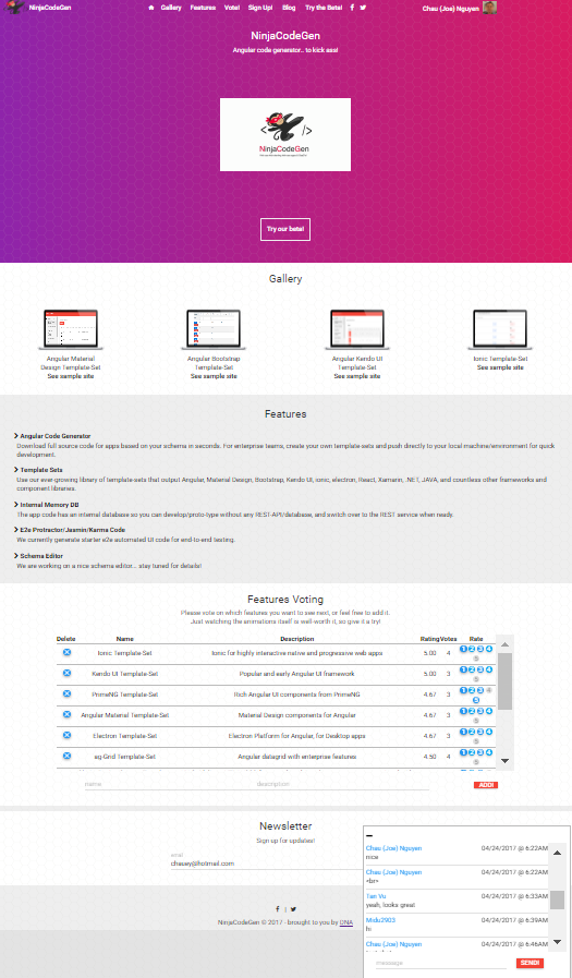 NinjaCodeGen — SPA’s and Code Generation (Angular, .NET, C#, CRUD ...