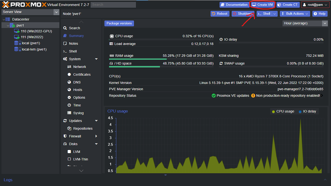 How to Create and Setup a Windows VM in Proxmox ( Part 4/4) | by Cyber Raf | Medium