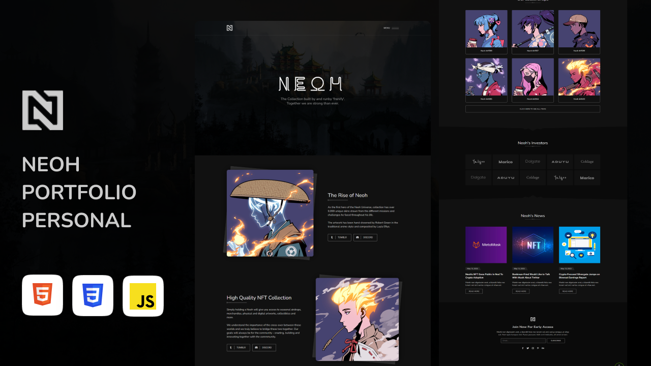 Build A Responsive SideBar Navigation using HTML & CSS & JAVSCRIPT | by ...
