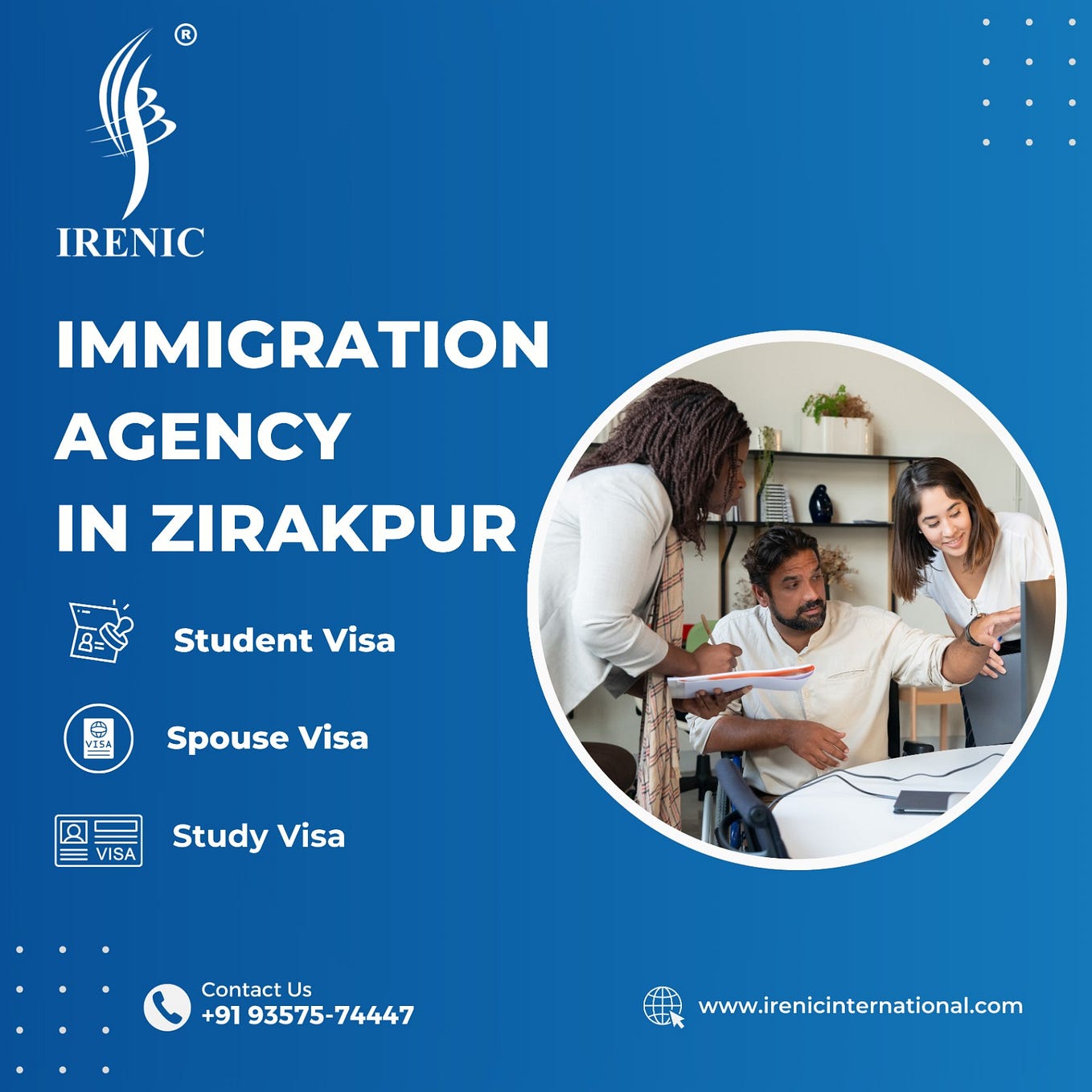 Immigration agency in Zirakpur - Irenic International Education ...