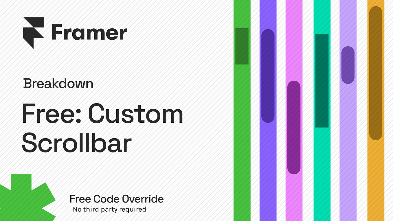 Scroll Snap Effect | Custom Scrollbar Using Framer | by Shams⚡️Nahid ... Scroll Snap Effect | Custom Scrollbar Using Framer | by Shams⚡️Nahid ...
