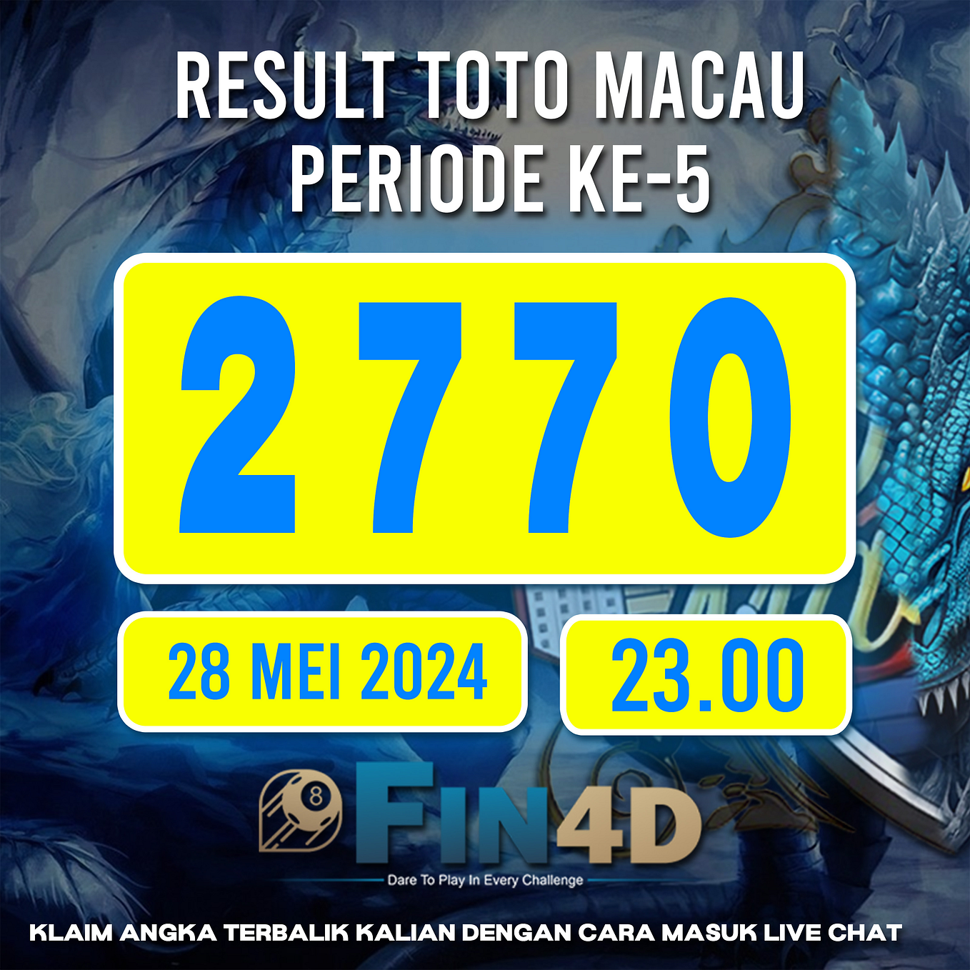 TOTO MACAU 4D PERIODE 3 TANGGAL : 28 MEI 2024 - FIN4DHOKI - Medium