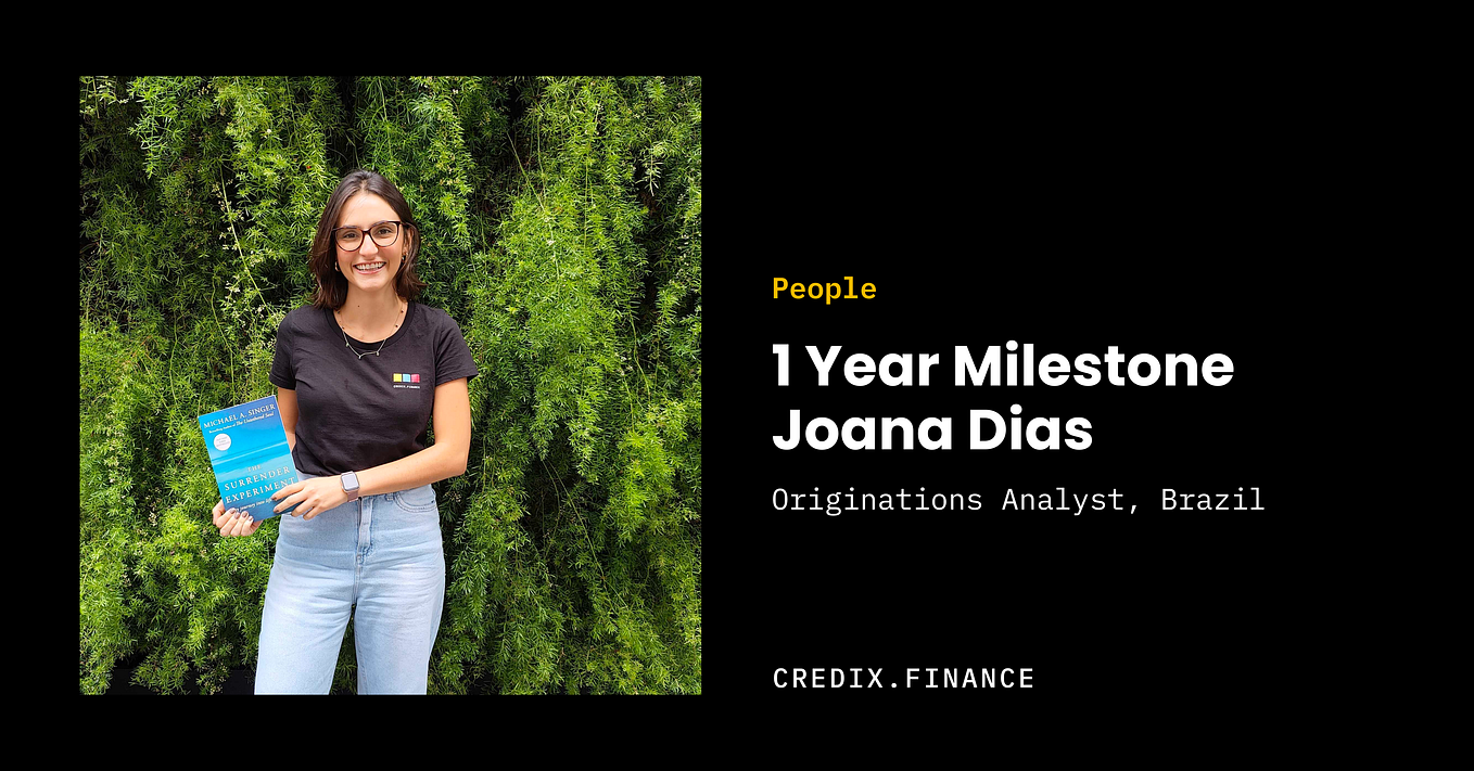 Inside Credix — Laura's 1 year Milestone | by Laura Meyvis | Credix ...