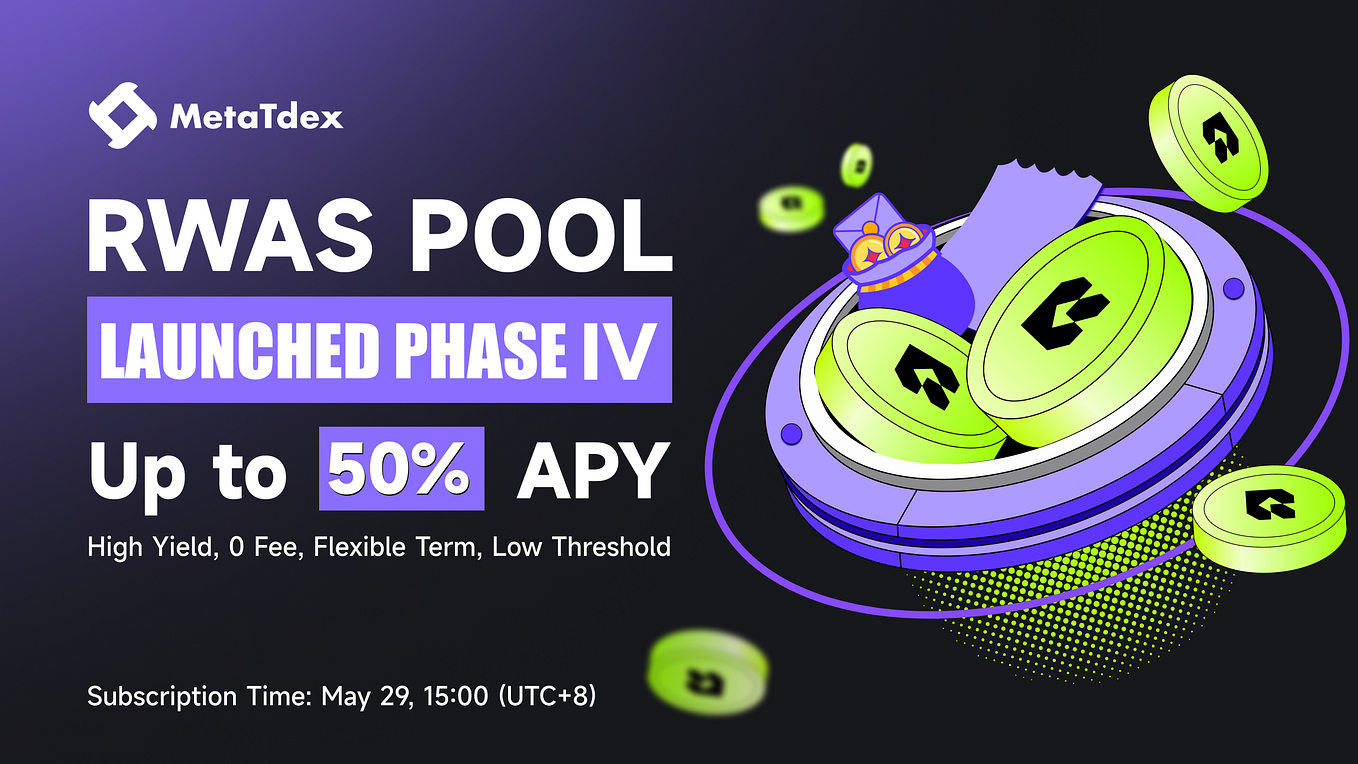 Announcement On Launching Of RWAS Smart Pool (Phase II ) | by MetaTdex | Apr, 2024 | Medium
