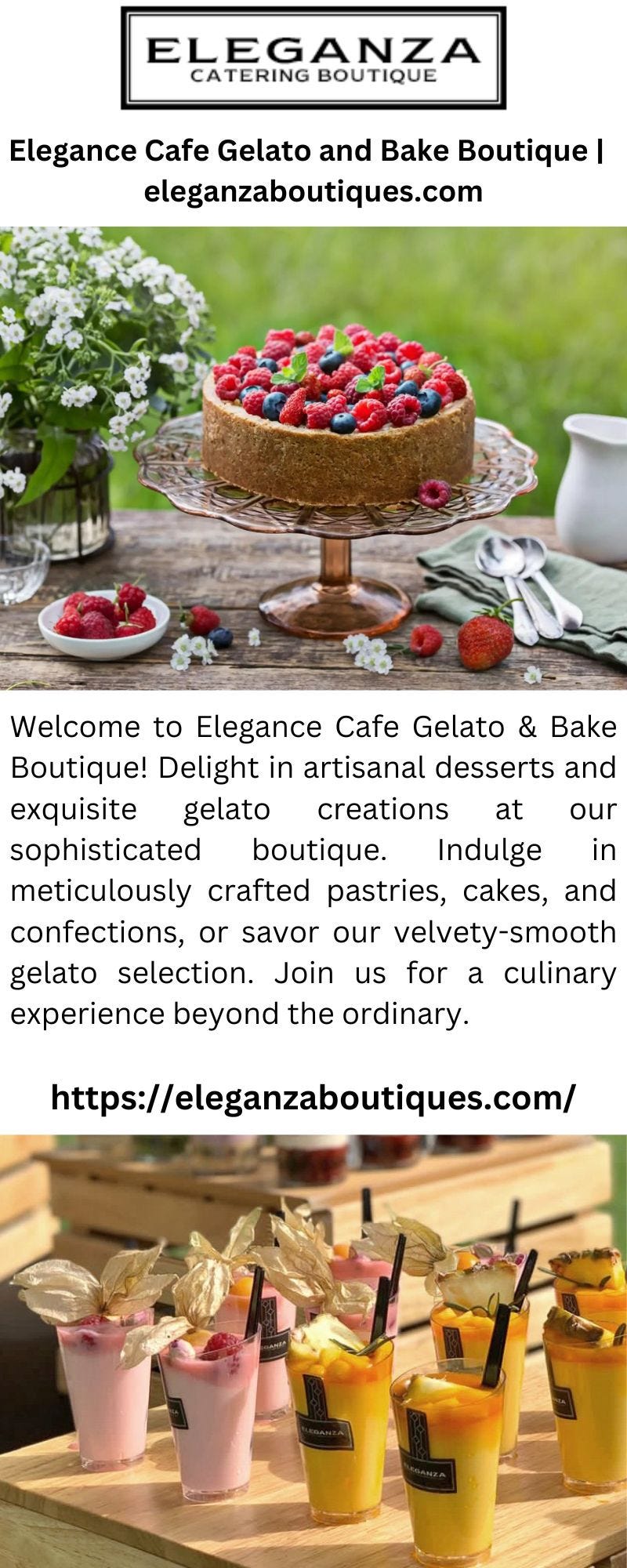 Elegance Cafe Gelato and Bake Boutique | eleganzaboutiques.com ...