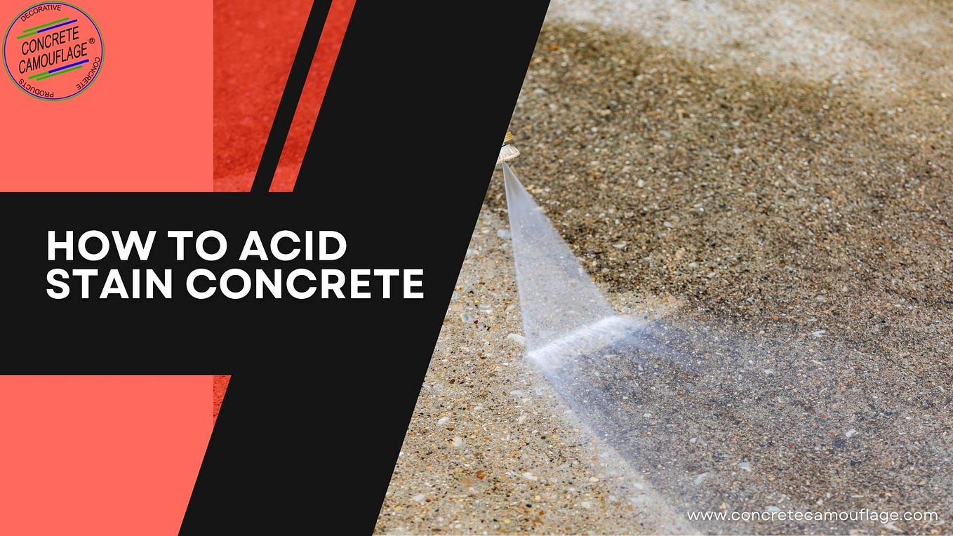 Concrete floors - Concrete camouflage - Medium