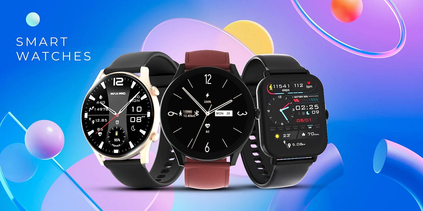 Experience Seamless Connectivity and Wellness with Maxima Smartwatch ...