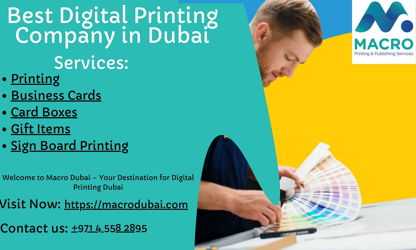 The Best Digital printing In dubai - Macrodubai - Medium