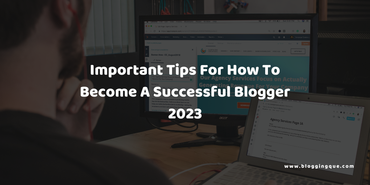 How to start blogging in 2023?. Blogging is a great way to create a ...