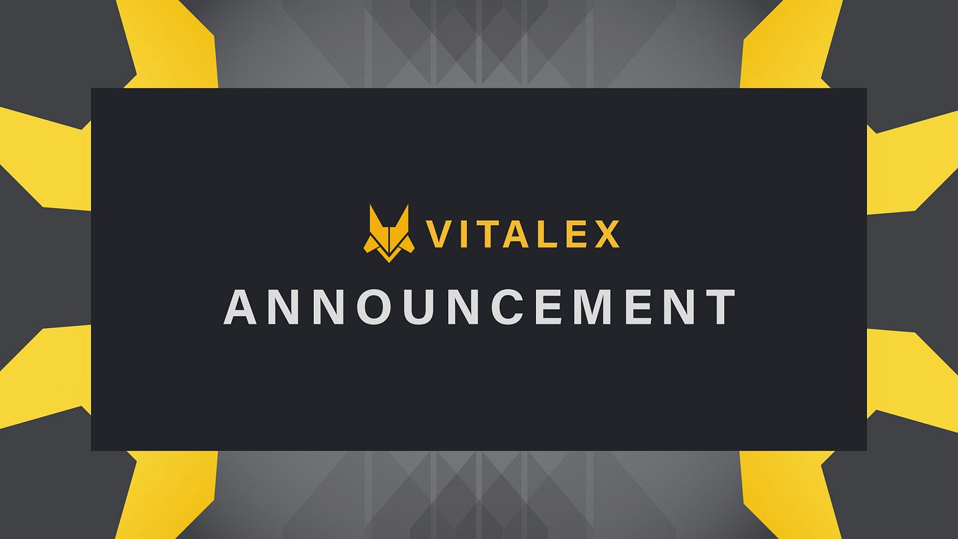 PARTNERSHIP ANNOUNCEMENT - Vitalex.io - Medium