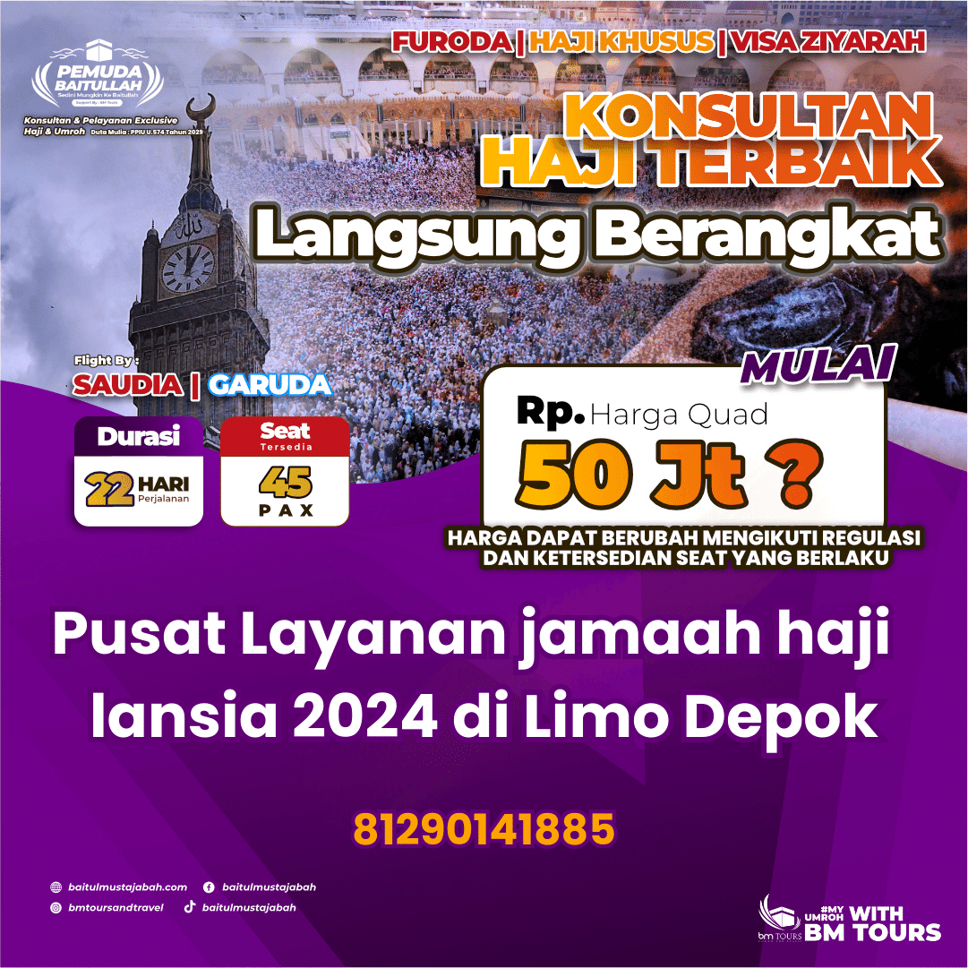 0812–9014–1885 (TANPA ANTRI), Pusat Layanan jamaah haji lansia 2024 di Sawangan Depok | by ...