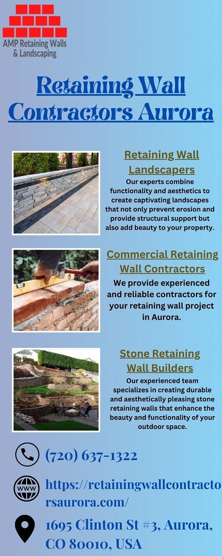 How to Find the Best Retaining Wall Builders in Aurora? | by Retaining ...