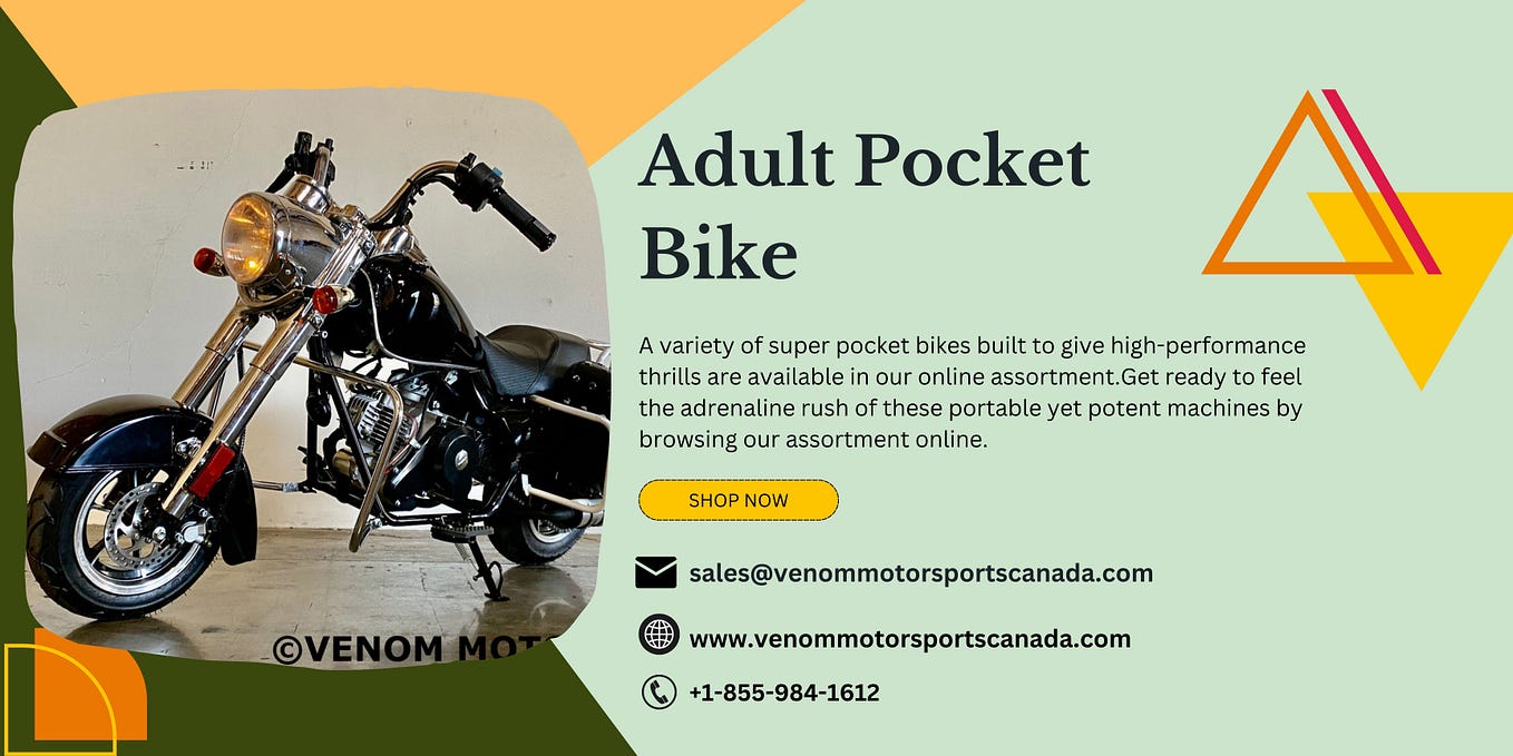Best Adult Pocket Bike | Venom Motorsports - Venom Motorsports Canada - Medium