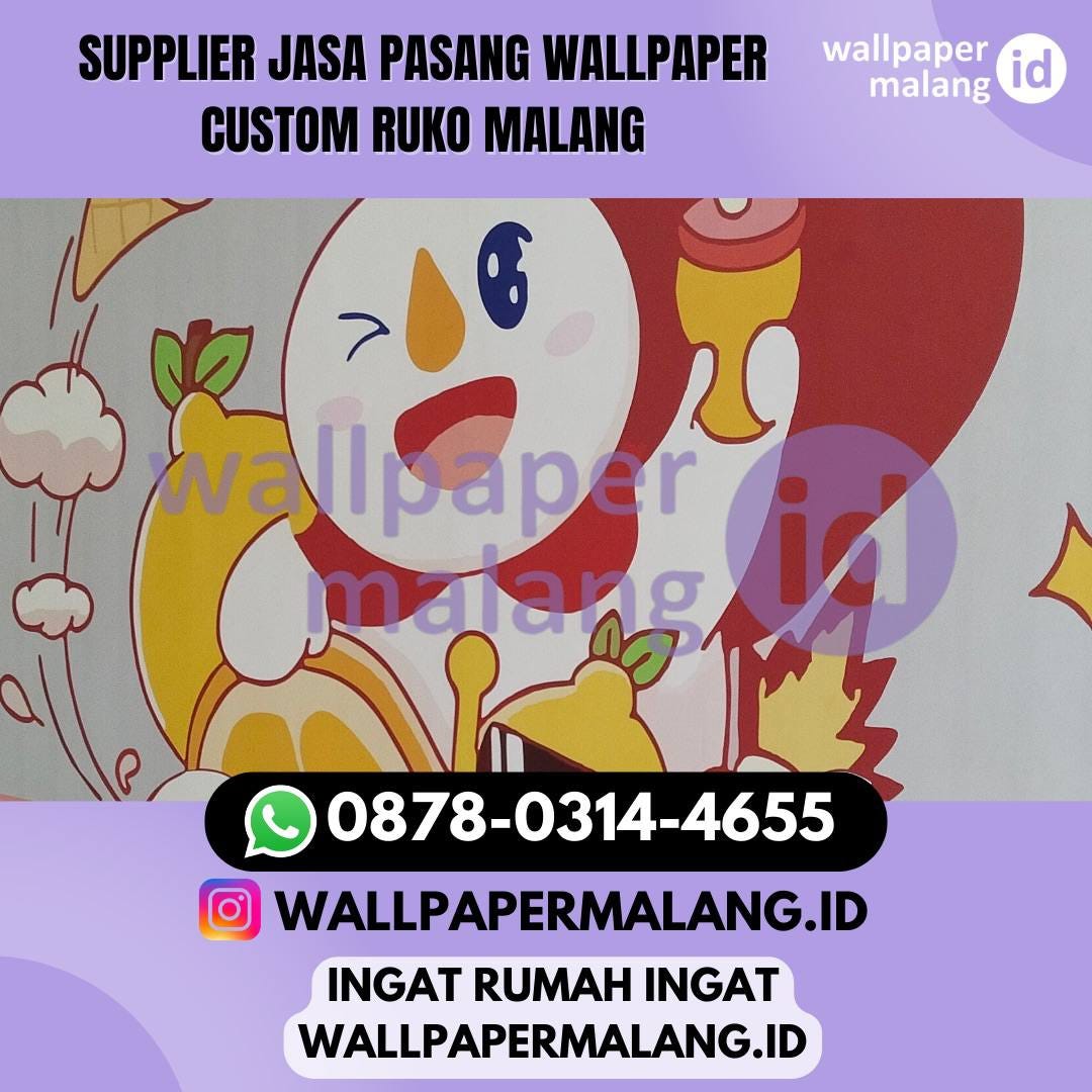 SUPPLIER JASA PASANG WALLPAPER CUSTOM SEKOLAH MALANG | by ...