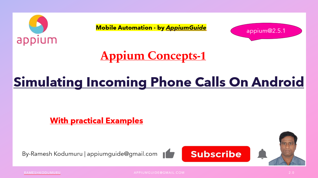 #76.Appium Inspector — 6(part-2): Complete Details on Appium Inspector’ — “Session Builder ...