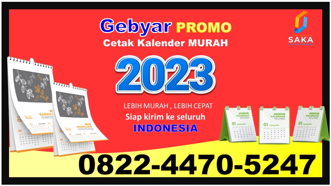 PROMO, HUB 0822-4470-5247 | Cetak Kalender Poster Murah Surabaya | by ...