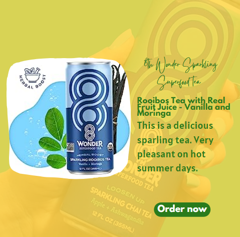 8th Wonder Sparkling Superfood Chai Tea with Real Fruit Juice ...