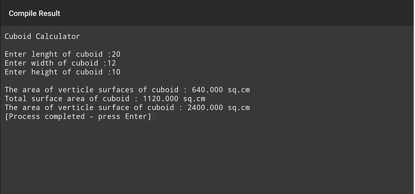 C : Program for making cube calculator - Programmer Portfolio - Medium