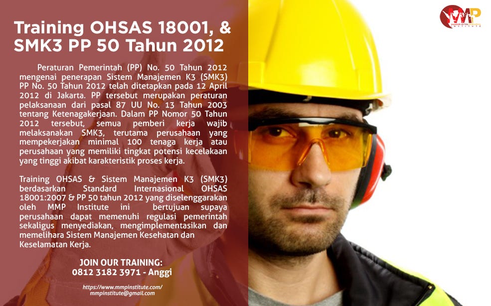 0812 3182 3971 (TSEL)Pengurusan Sertifikat SMK3 | by Training OHSAS 18001 | Medium