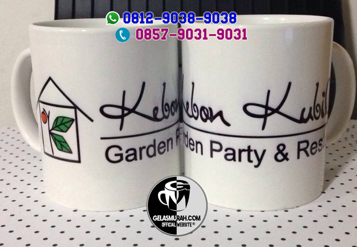 HARGA TERBAIK..!!. Gelas Dibuat Souvenir Pelbagai Acara… | by Mug Lucu ...