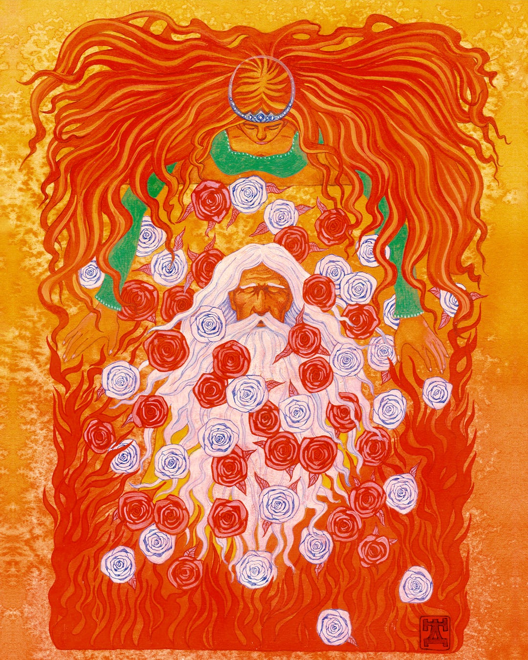 The Art of Inspiration: Red-haired Dolores is a masterpiece by artist ...