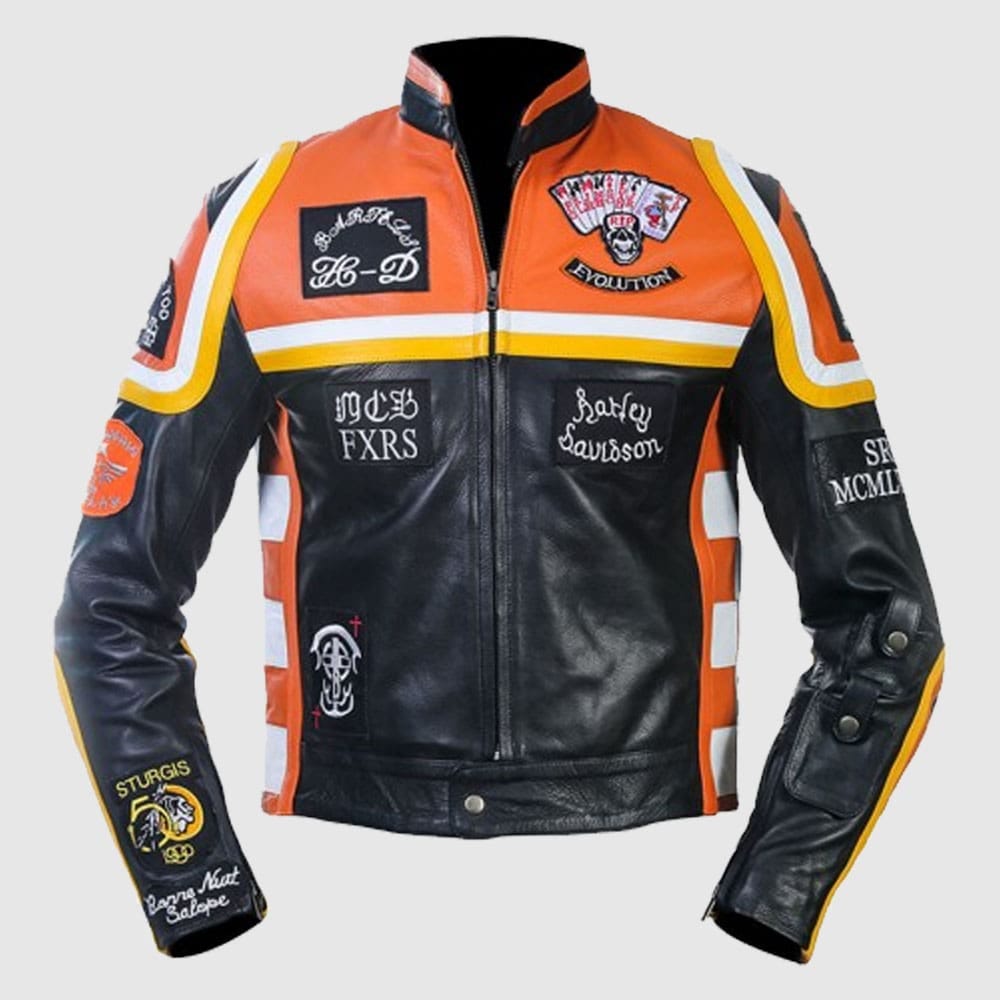 Genuine High Quality Black Harley Davidson Leather Jacket - Rfx leather ...