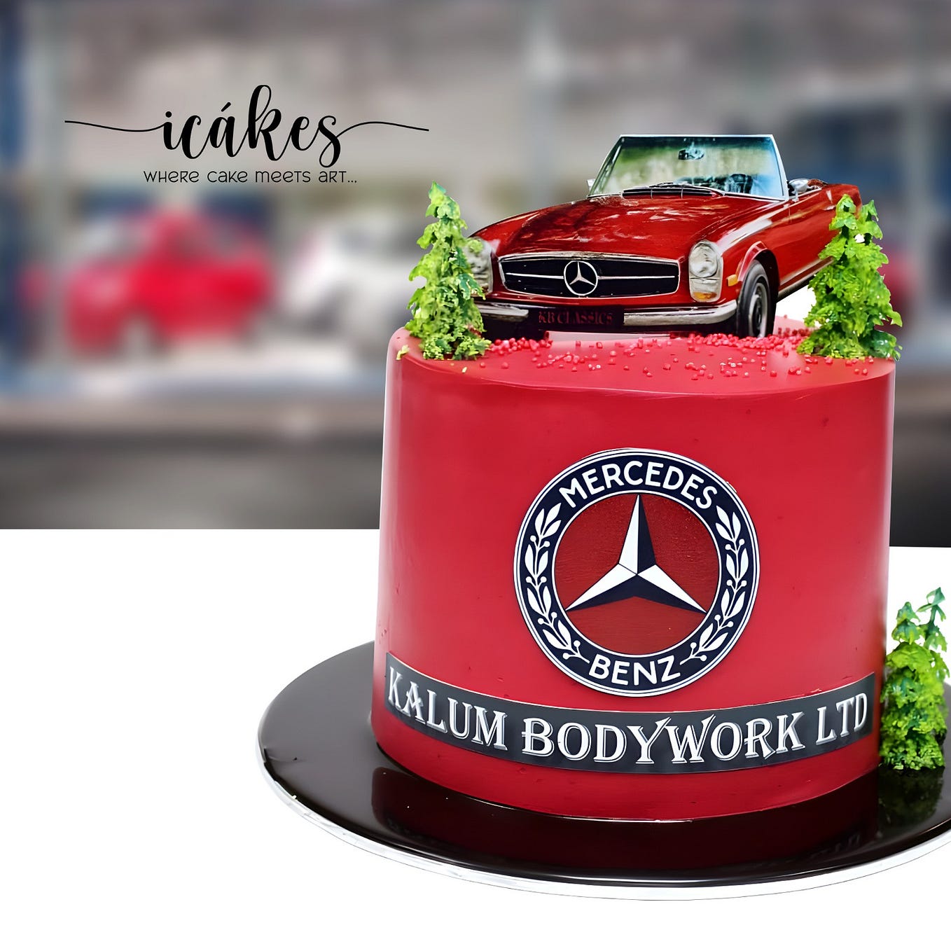 Green Cake - Icakeslondon - Medium